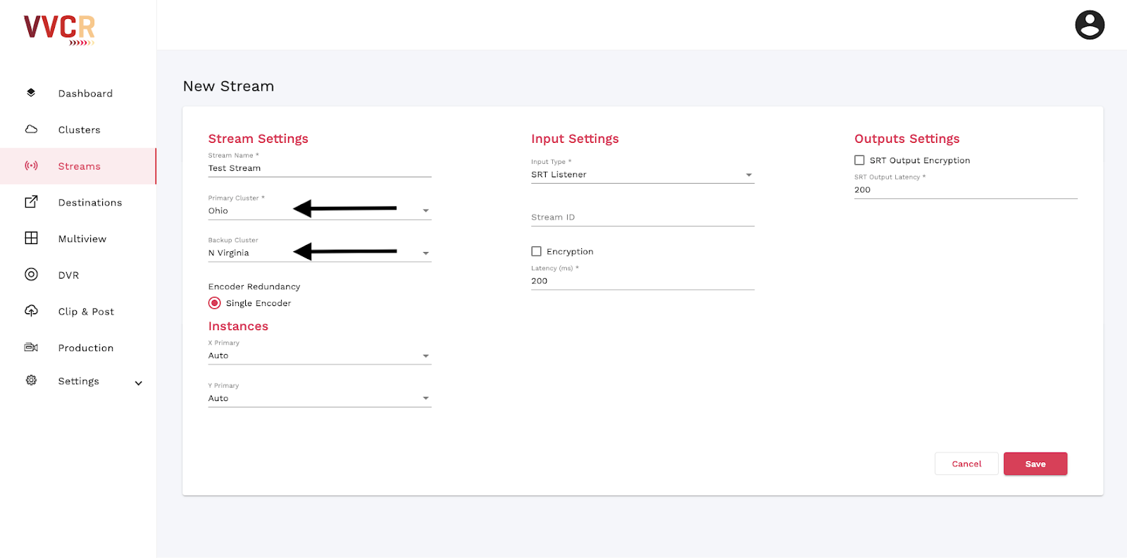 Redundancy in VVCR – VVCR