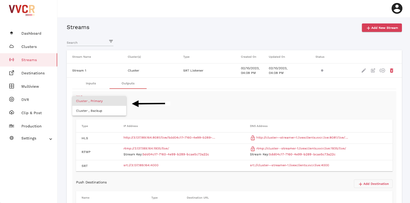 Redundancy in VVCR – VVCR