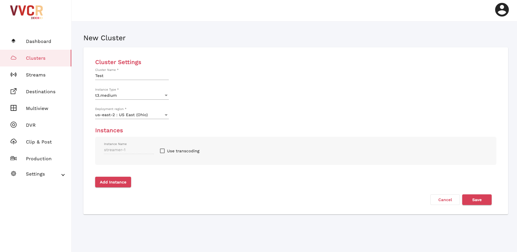 Clusters and Regions – VVCR