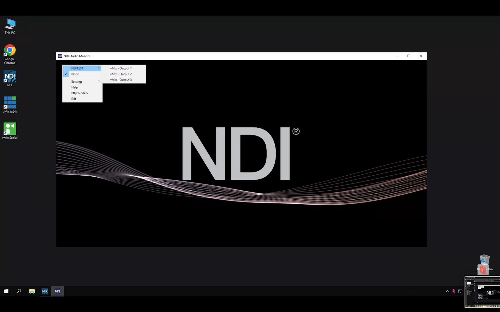 NDI Discovery Servers and Production Module – VVCR