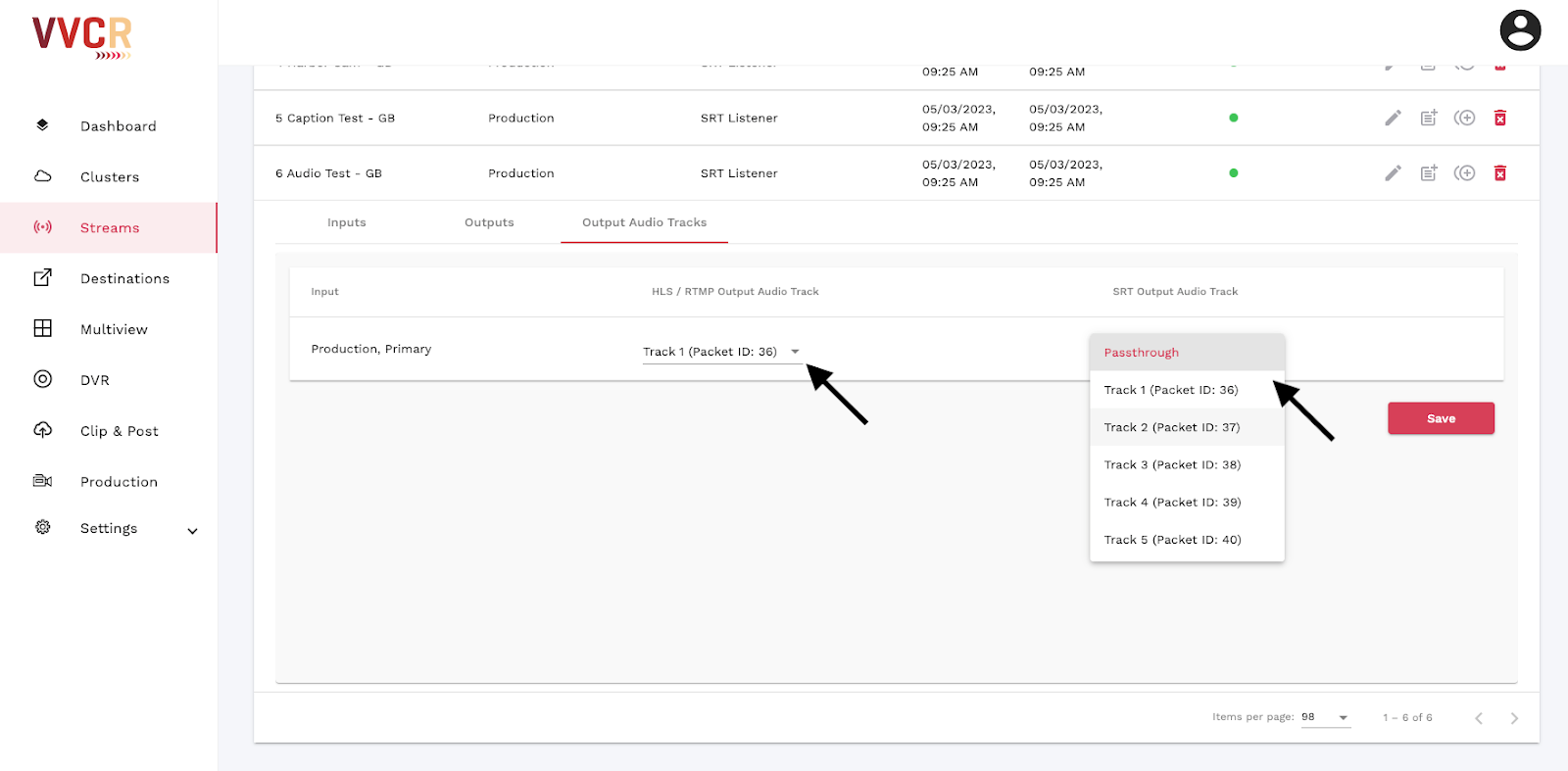 Multichannel Audio for Streams – VVCR